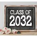 Instant 'class of 2032' Printable Graduation Sign Chalkboard Sign CLASS ...