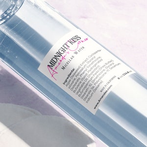 Custom Rectangle Ingredients Label Stickers: Waterproof Cosmetic Labels ...