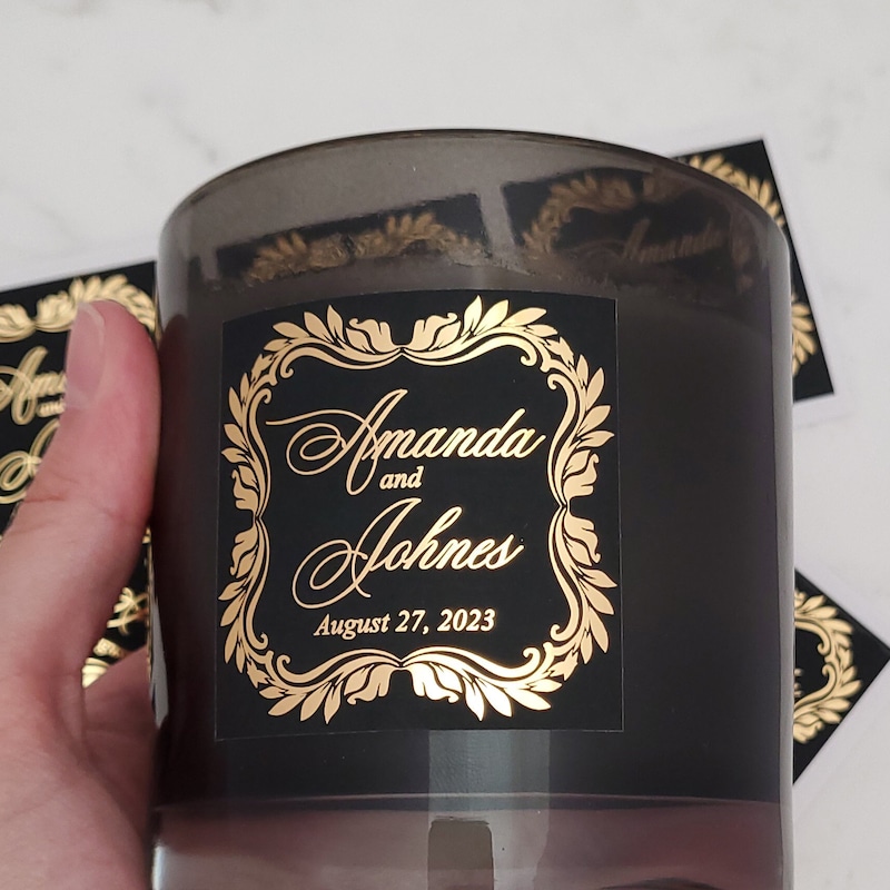 Gold Foil Stickers - Etsy