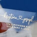 Custom Gold Foil Address Labels: Script Return Address Stickers - Etsy