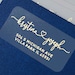 Custom Gold Foil Address Labels: Script Return Address Stickers - Etsy