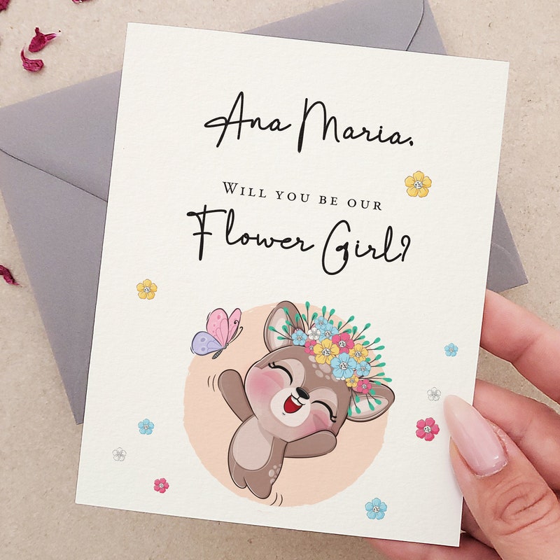 Flower Girl Invite - Etsy