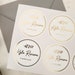 Gold Foil Product Labeling Stickers: Custom Business Packaging - Etsy