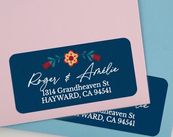 Dark Envelope Labels - Etsy