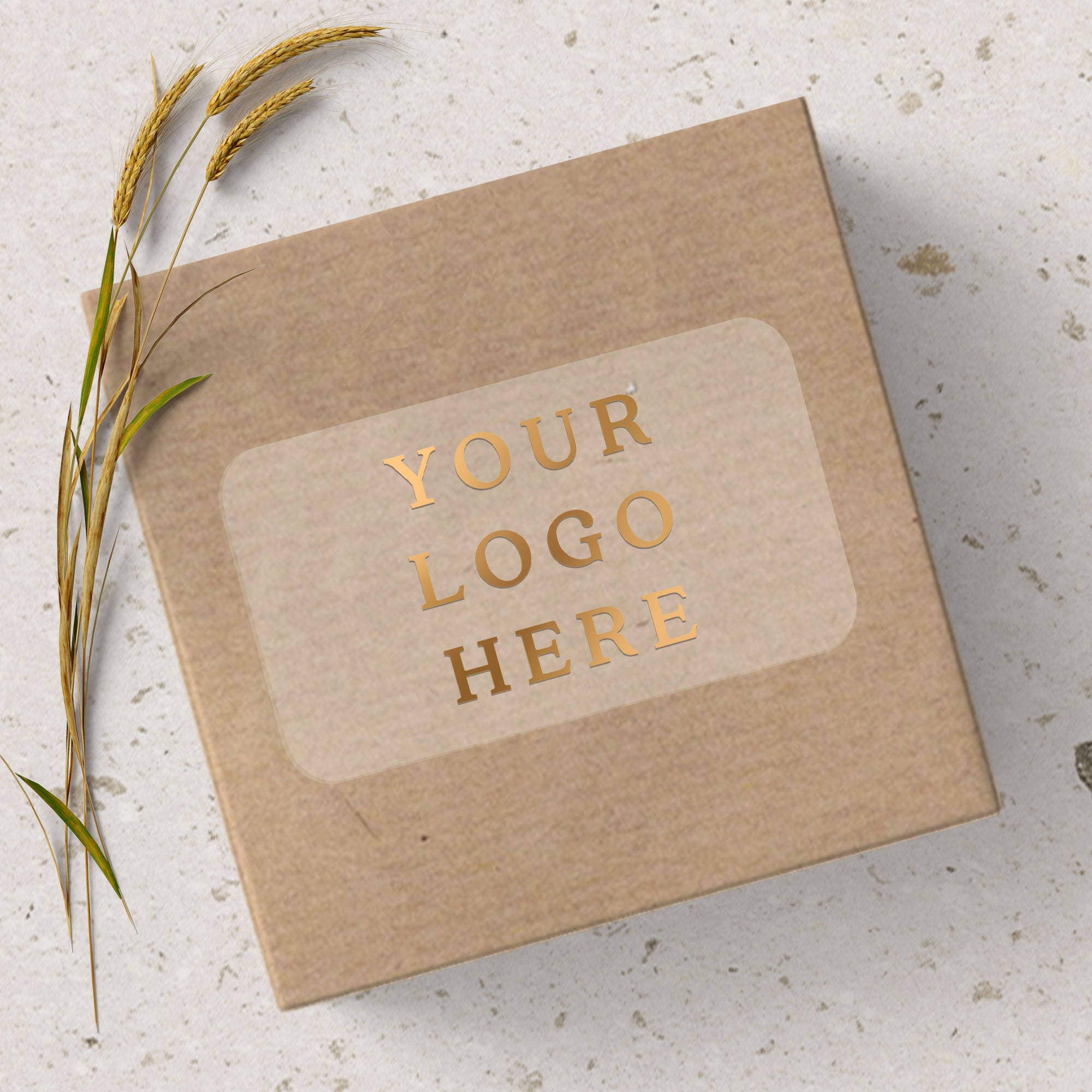 Printable Custom Logo Sticker Label Template DIY Editable , 50% OFF