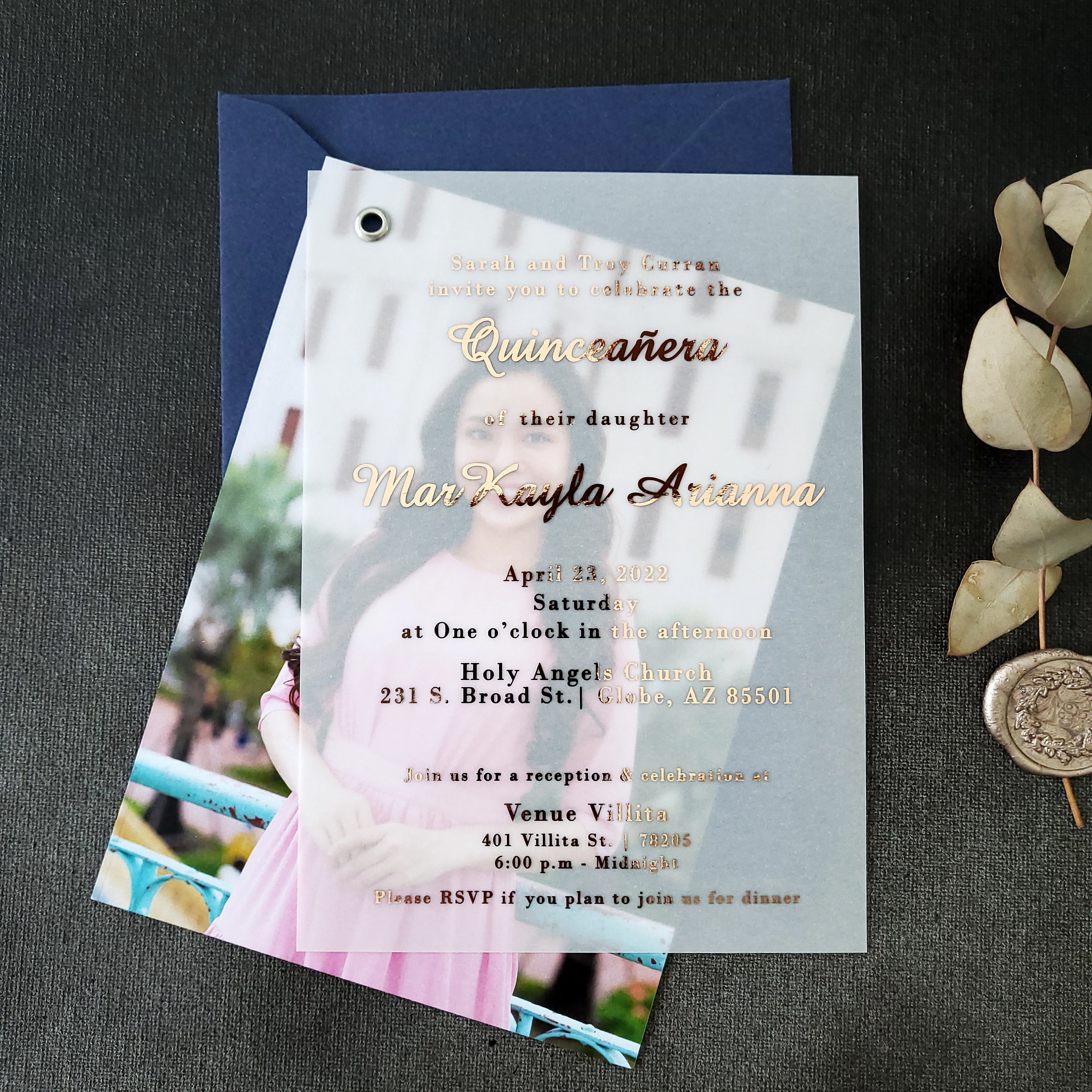 Homemade Quinceanera Invitations Ideas