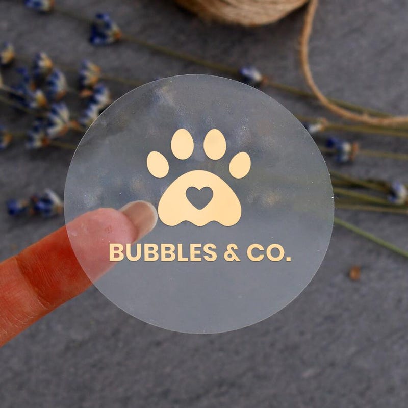 Foiled Custom Logo Cards - Etsy