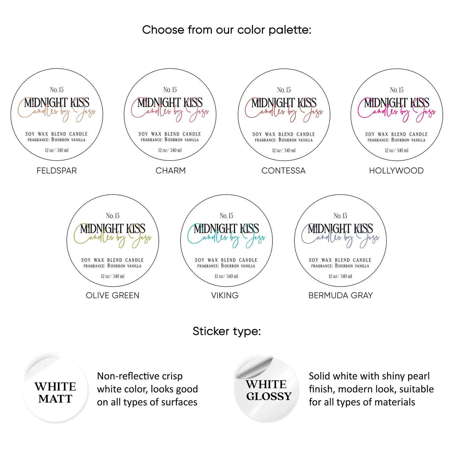 Personalized Cosmetic Sticker Labels Product Label Stickers - Etsy