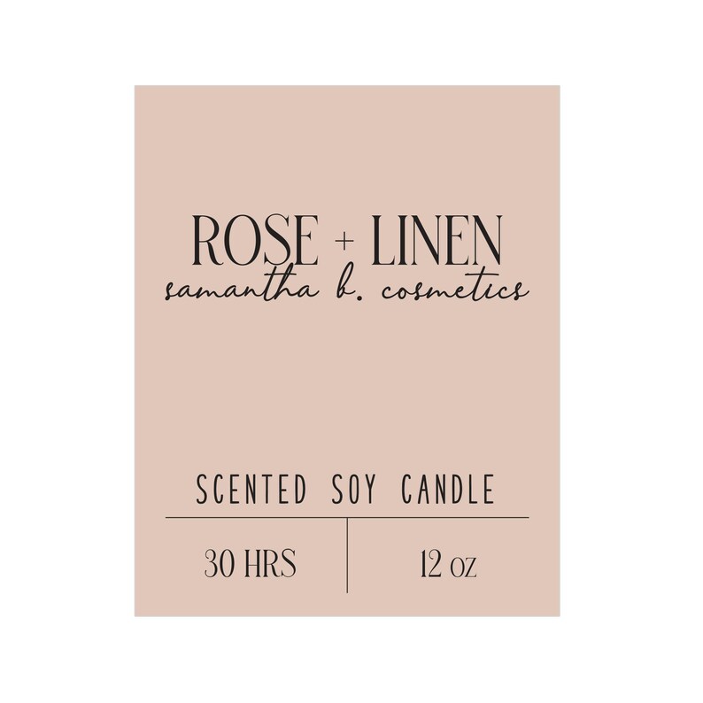 Personalized Cosmetic Sticker Labels Ingredients Label | Etsy