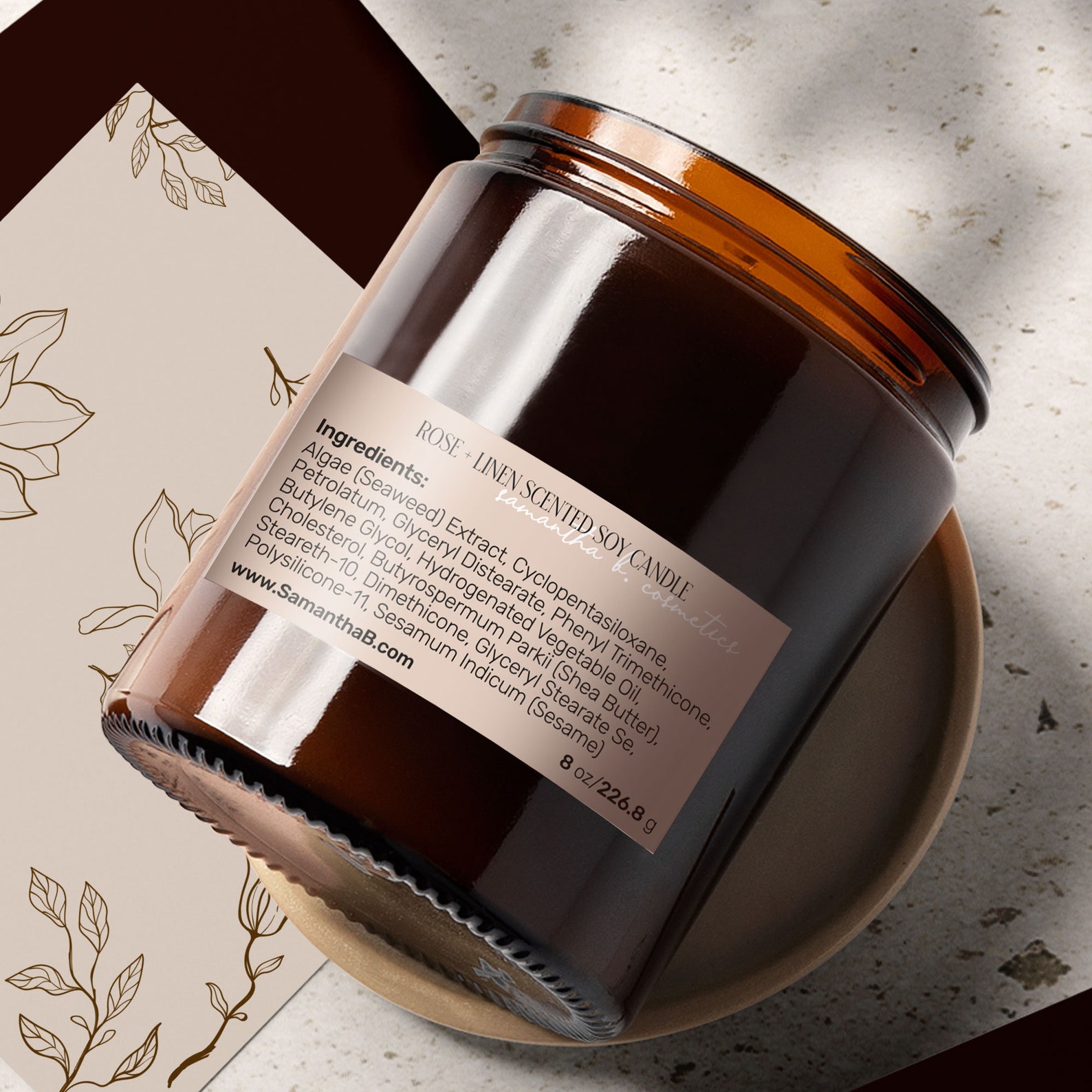 Personalized Cosmetic CLP Sticker Labels, Ingredients and Instructions ...