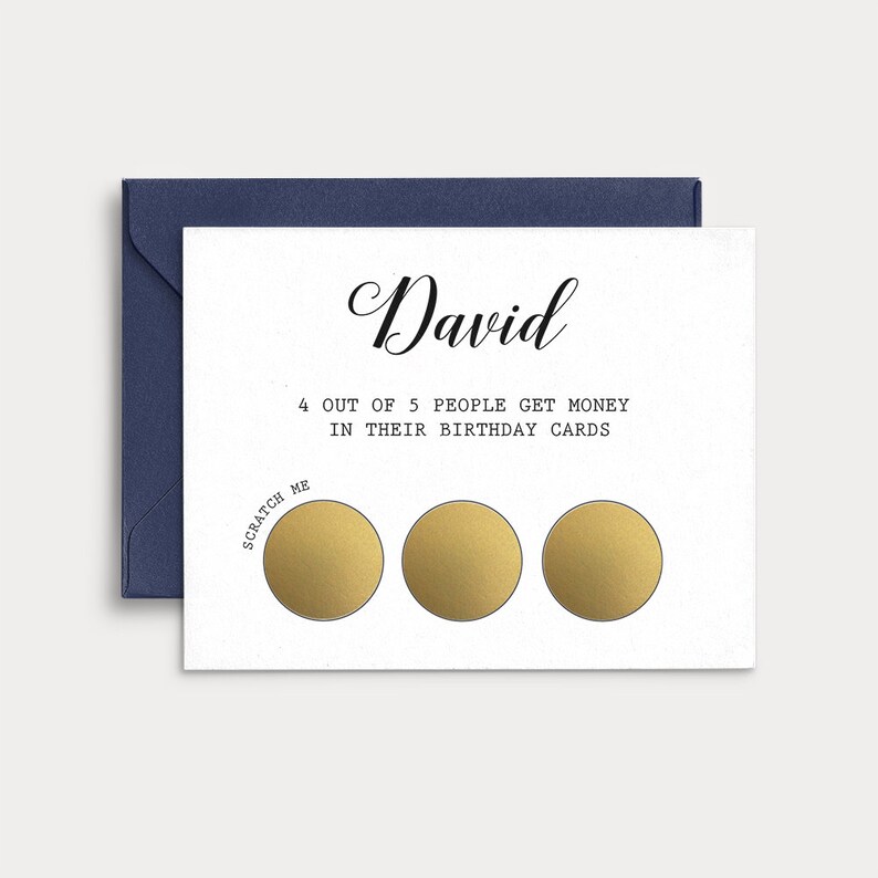 Funny Scratch off Birthday Card for Best Friend Prank a Friend | Etsy