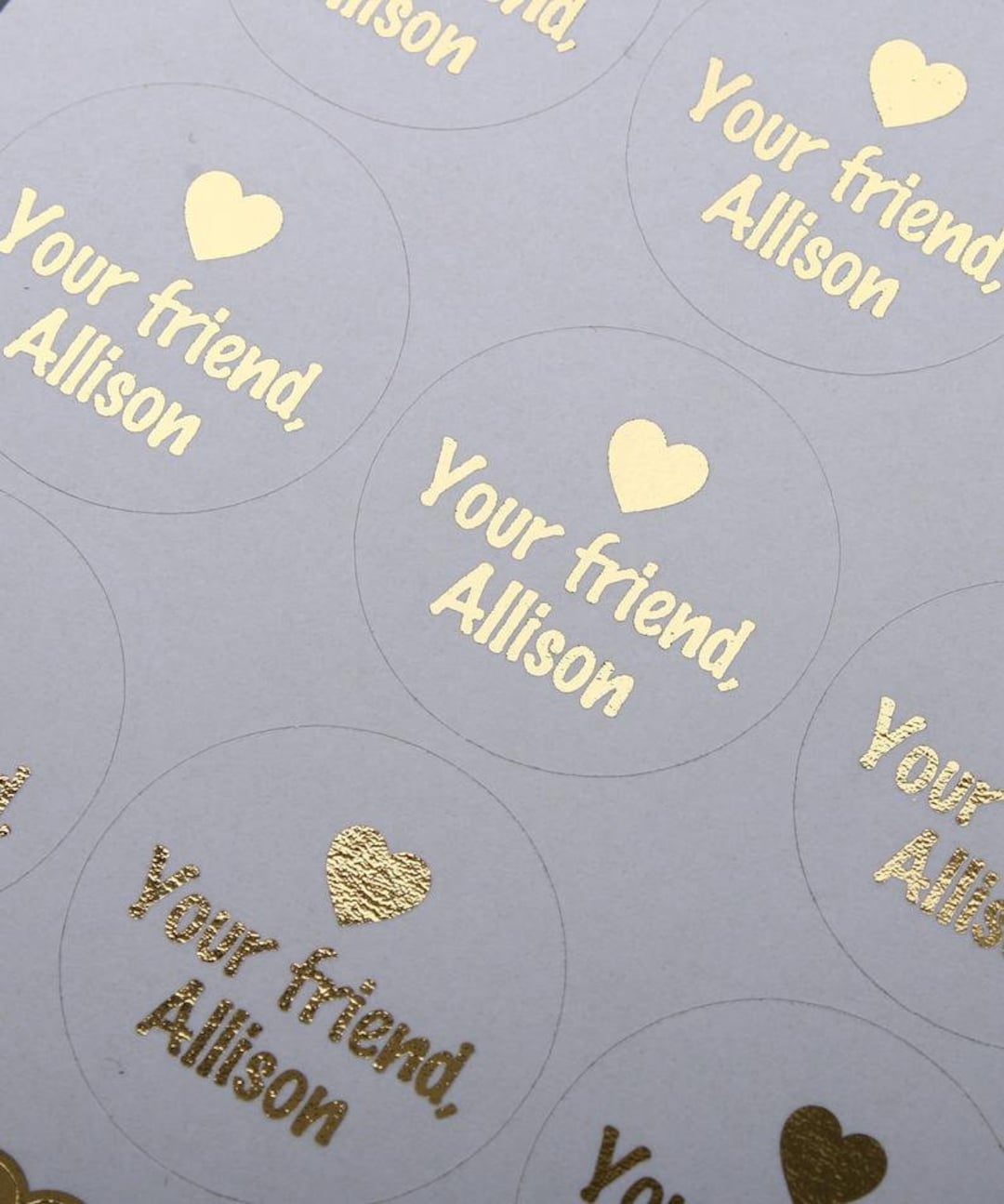 Kids Valentine Stickers Gift Wrapping Stickers Personalized Your Friend ...