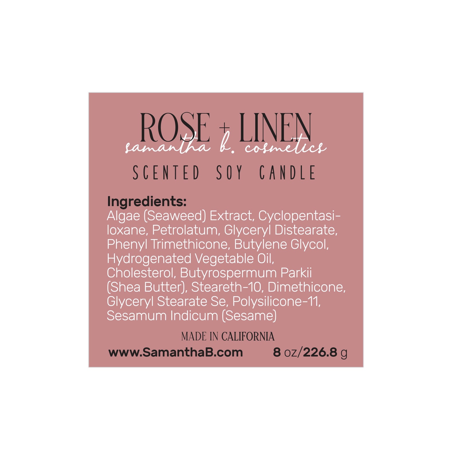 Personalized Cosmetic Products Sticker Labels Ingredients | Etsy