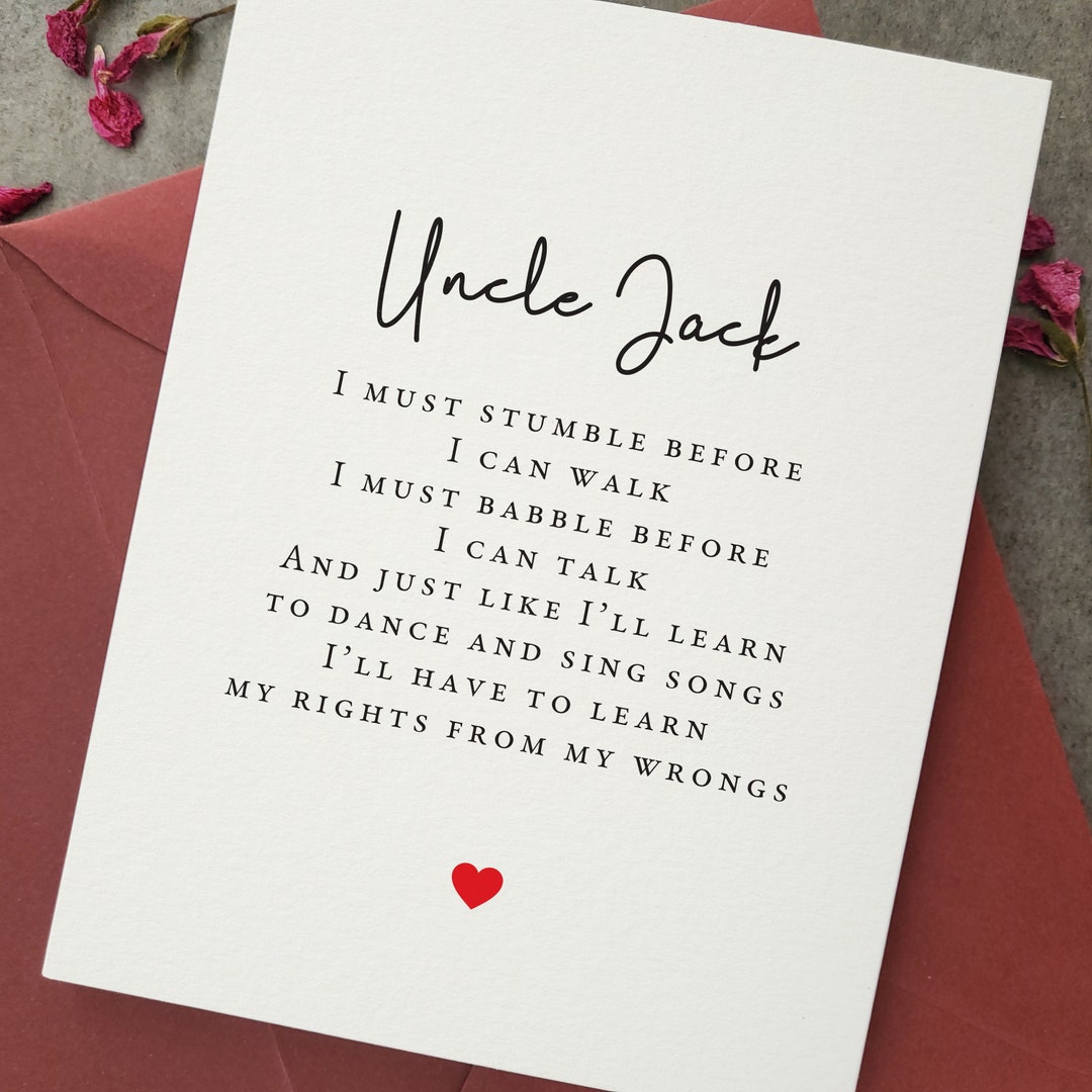 Uncle Will You Be My Godfather Card, Personalized Godfather Proposal ...