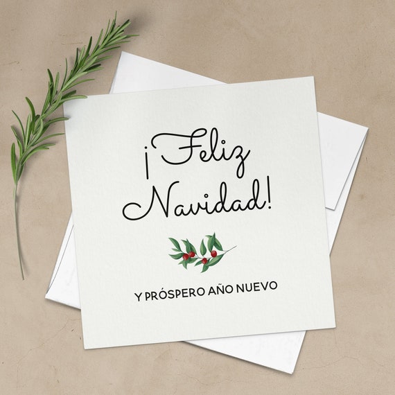 Spanish Christmas Card Sayings