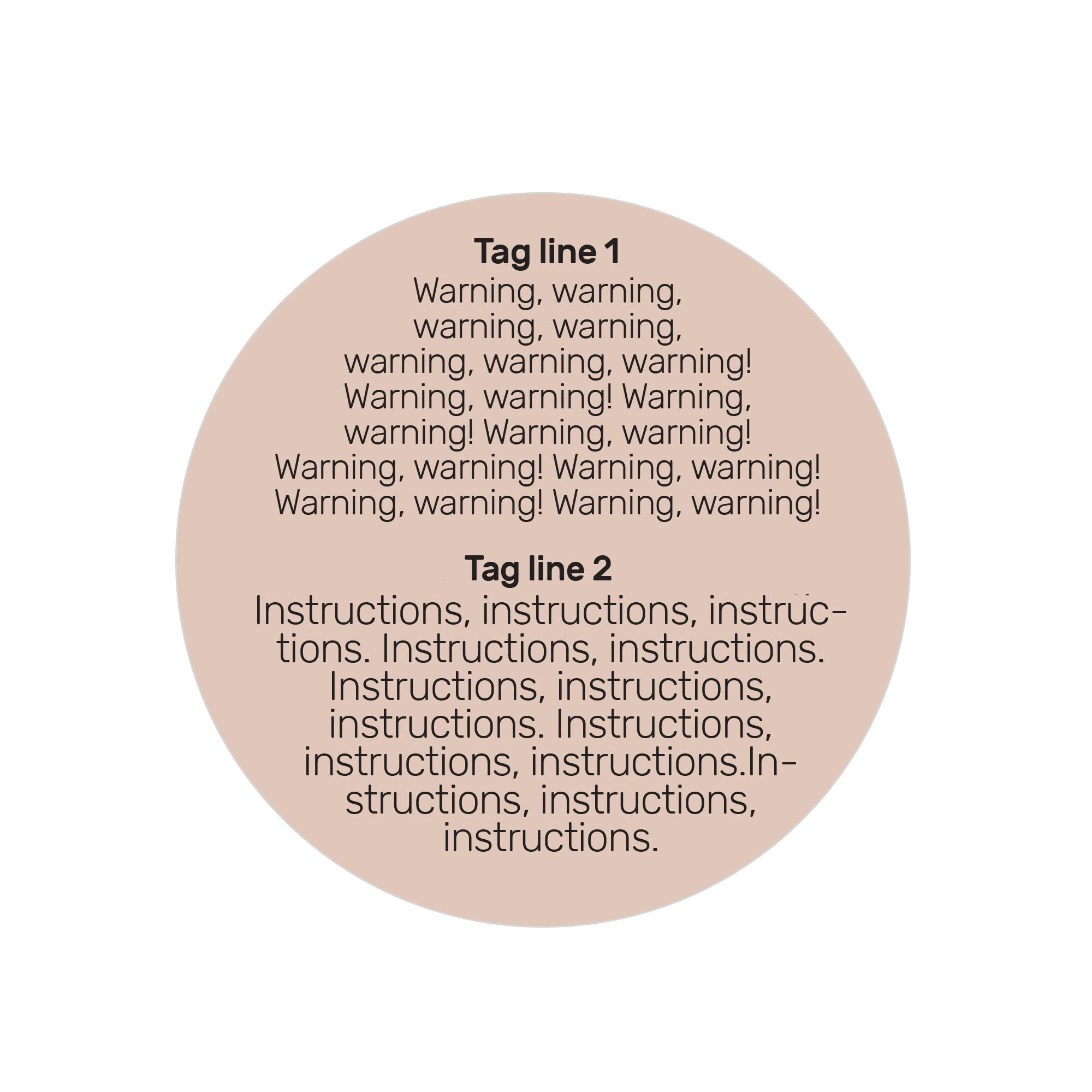 Cosmetic Warning Sticker Labels Ingredients and Instructions | Etsy UK