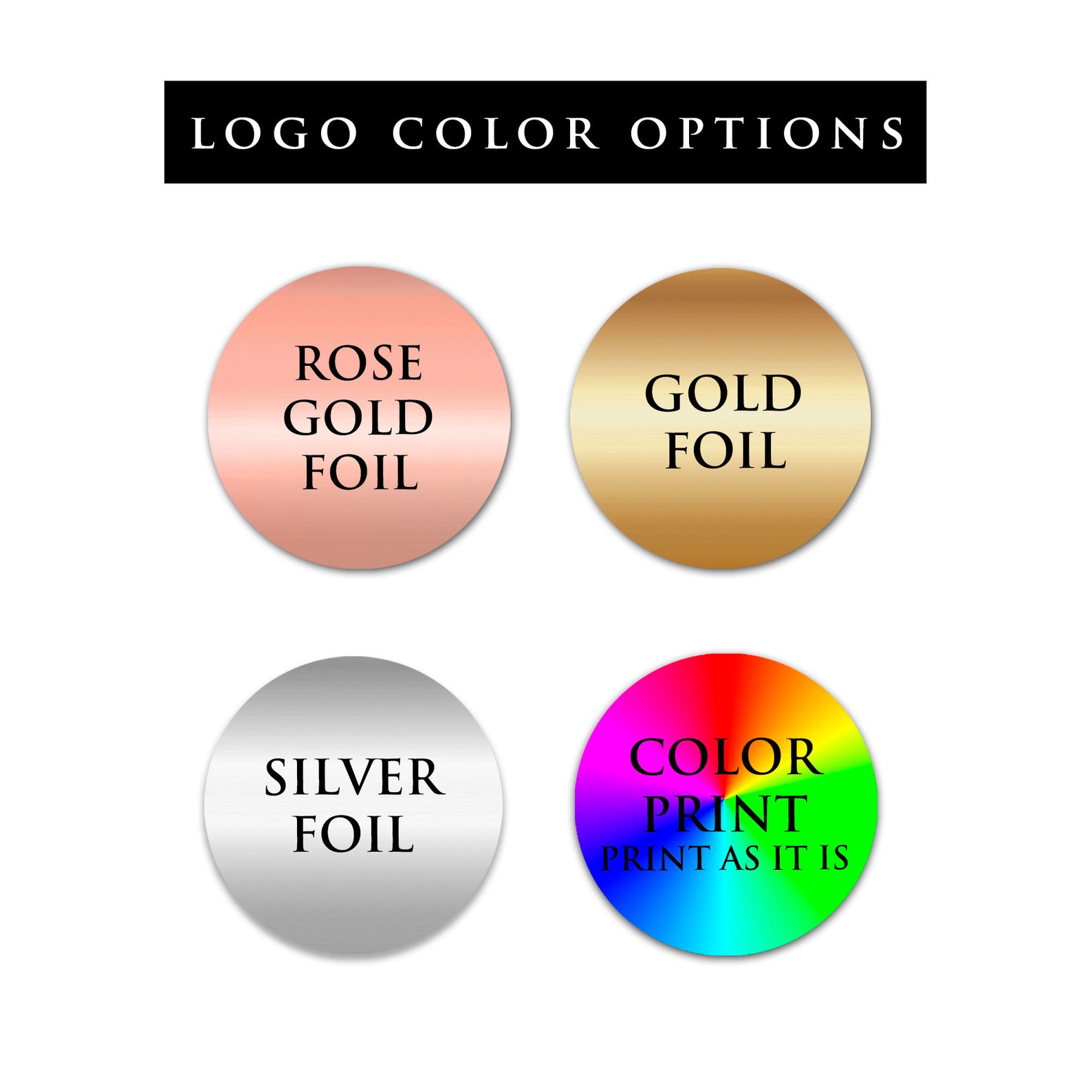 Custom Foiled Clear Logo Labels Stickers Personalized Business - Etsy