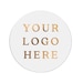 Custom Foiled Clear Logo Labels Stickers Personalized Business Logo ...