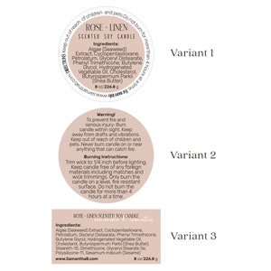Personalized Cosmetic CLP Sticker Labels, Ingredients and Instructions ...