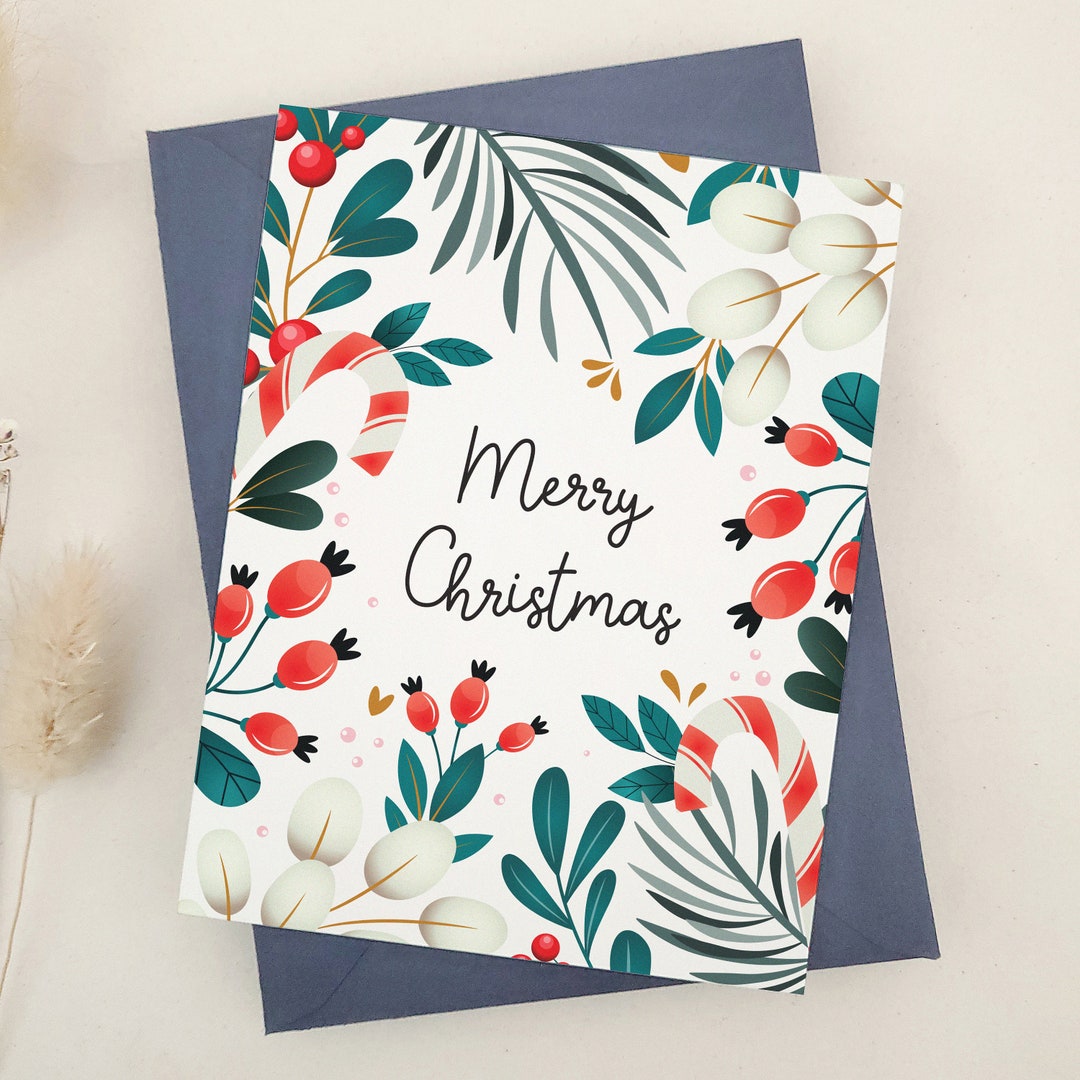 Christmas Card, Christmas Greetings Card, Christmas Card for Friend ...