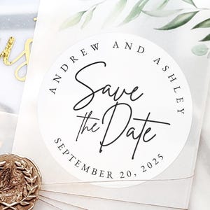 Save the Date Stickers for Weddings Save the Date Stickers for ...