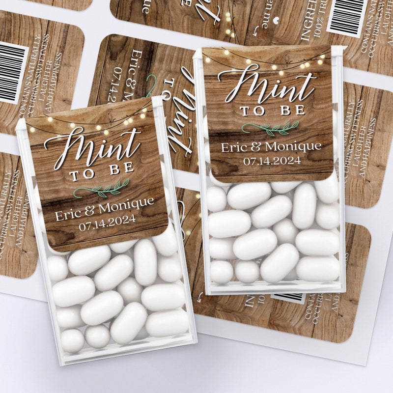 Tic Tac Labels - Etsy