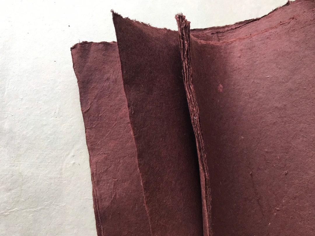 Zen Paper 40x60cm- Natural Dyed, Made From Do Fiber, Suitable for Book ...