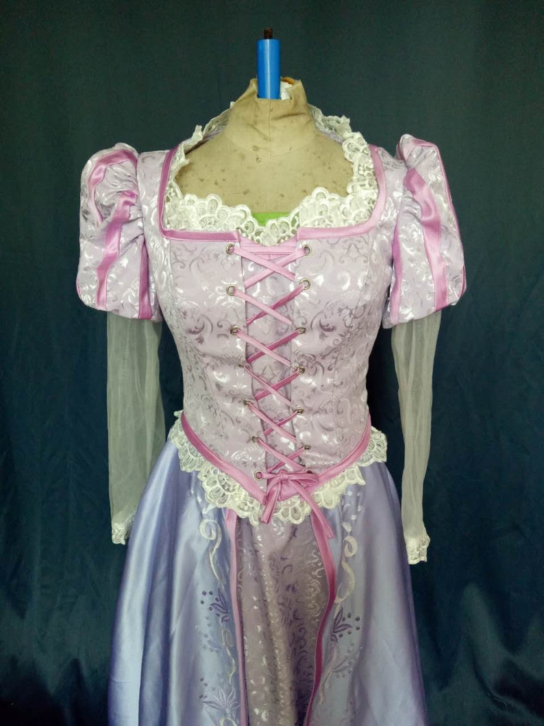 Tangled Rapunzel Dress Pink Version High Quality Entertainer - Etsy Ireland