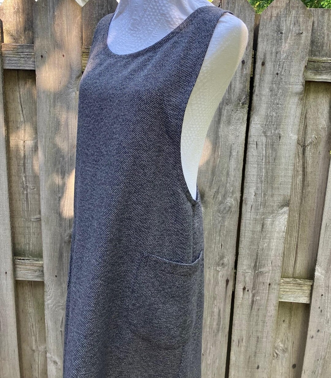 Wrap Around Apron, Cross Back Apron, Black Apron, Garden Apron, Chef ...