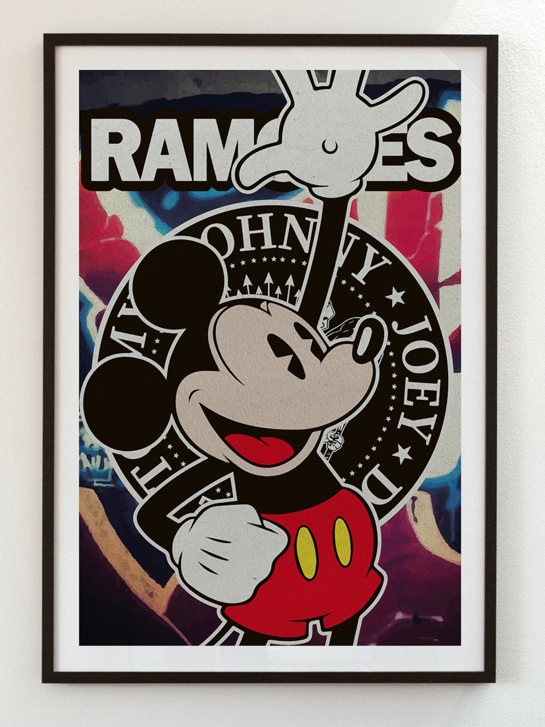 Homer Simpson Rock AC DC Guitar Canvas Paint Poster Print Cartel A2 ...