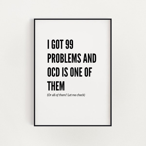 Funny Ocd Quote - Etsy