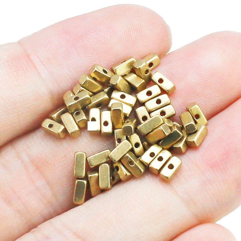 Faceted Brass Beads - Etsy
