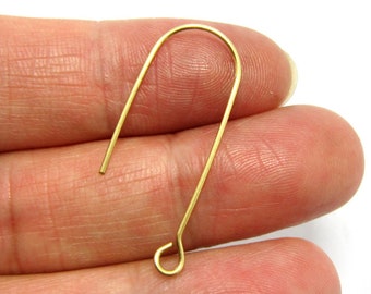 Brass Leverback Earring Clasps 19.5x10.5mm Shell Raw Brass Ear - Etsy