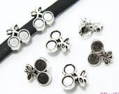 10pcs 5x2mm Cherry Leather Findings 6mm Flat Leather Sliders - Etsy