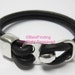 5pcs Open Hook Clasp Antique Silver 4mm Open Hooks Round Leather ...