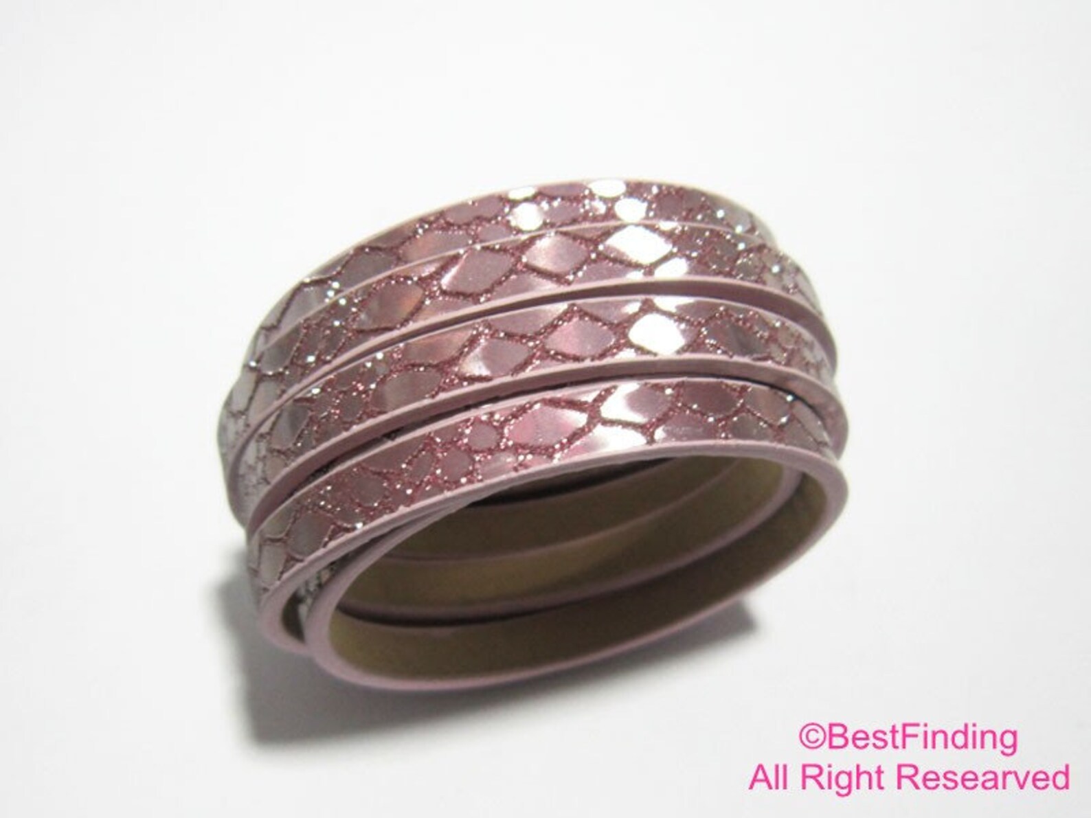 5mm Leather Strips Purple Reflective Glitter 5x2mm Leather - Etsy