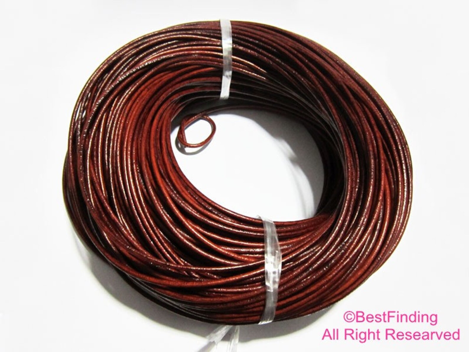 Distressed 2mm Round Leather Strips 2mm Round Leather Cord | Etsy