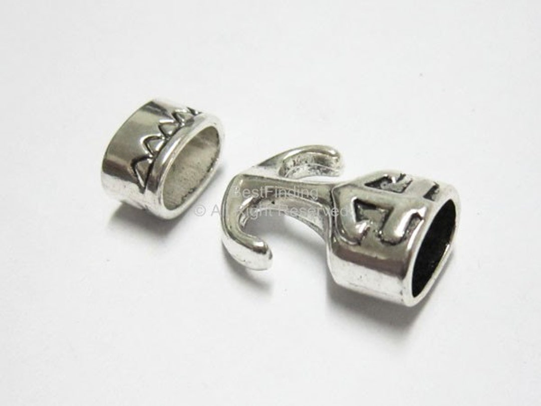 5pcs 10x6mm Anchor Hook Clasp, Open Hook Clasp, Half Cuff Clasp ...
