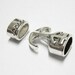 5pcs 10x6mm Anchor Hook Clasp, Open Hook Clasp, Half Cuff Clasp ...