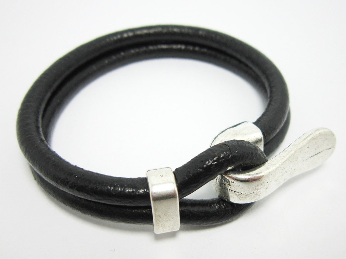 5sets Open Hooks Half Cuff Bracelet Clasp Antique Silver 4mm | Etsy