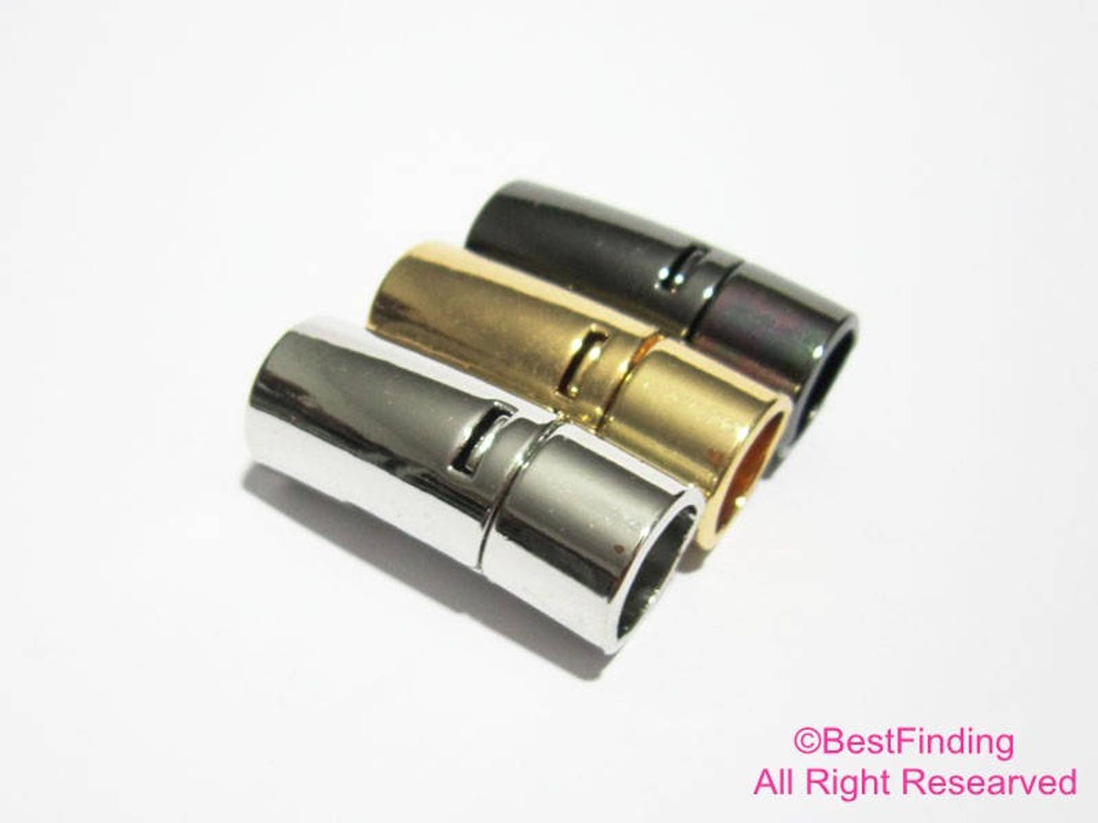 5pcs Magnetic Clasp 10mm Round Leather Clasp Trim Rope Cord - Etsy