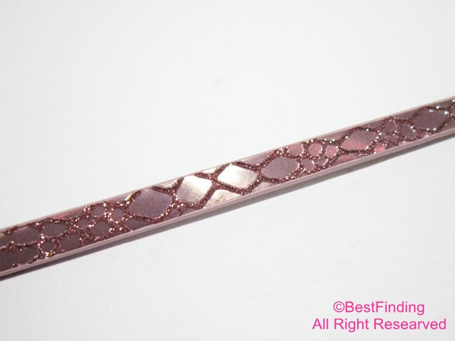 5mm Leather Strips Purple Reflective Glitter 5x2mm Leather - Etsy