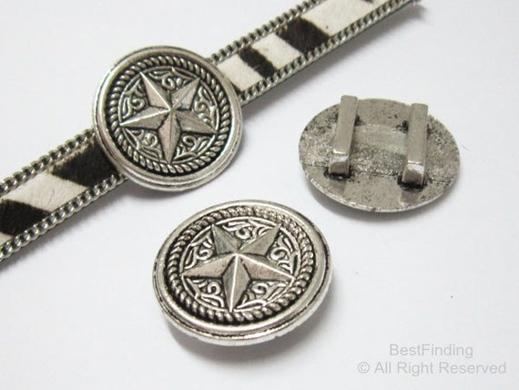 5pcs Pentagram Lace Slider 10x2mm Medal Charm Slider Flat - Etsy