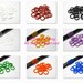 30pcs 12mm Silicone O Ring Rubber Rings 10x6mm Licorice Bracelet O ...