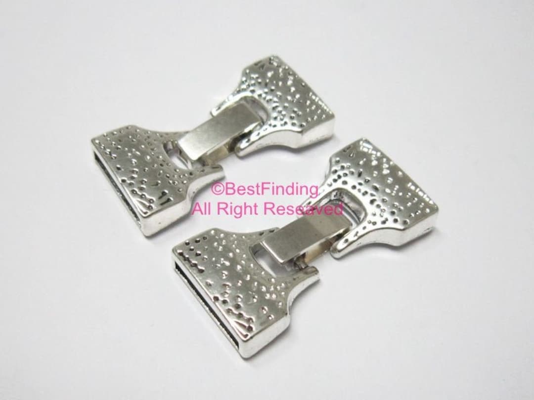 5pcs 15mm Leather Clasp, Clip Clasps, 15x2mm, Flat Leather Connector ...