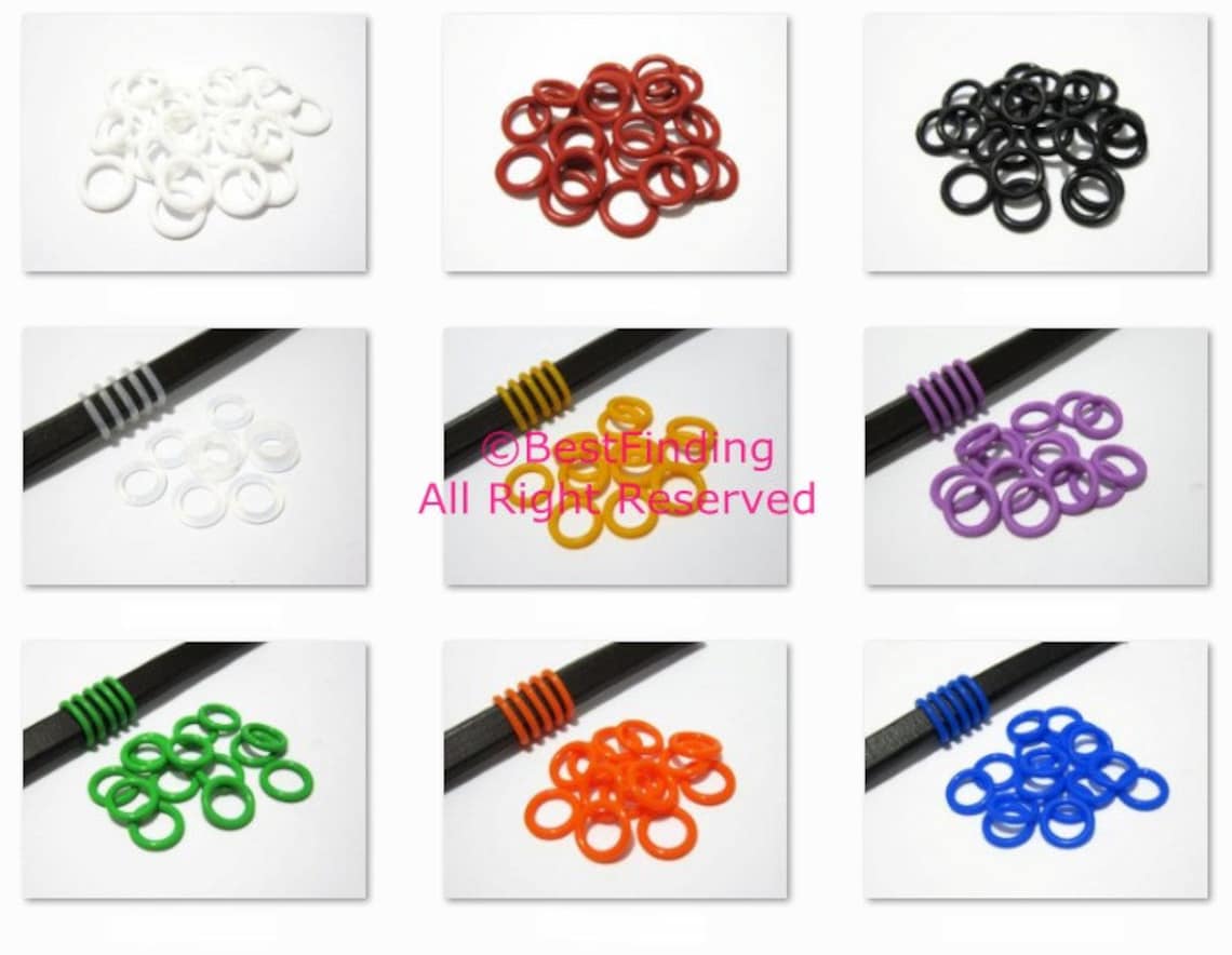 30pcs 12mm White Silicone Rings Licorice Rubber Rings 10x6mm - Etsy