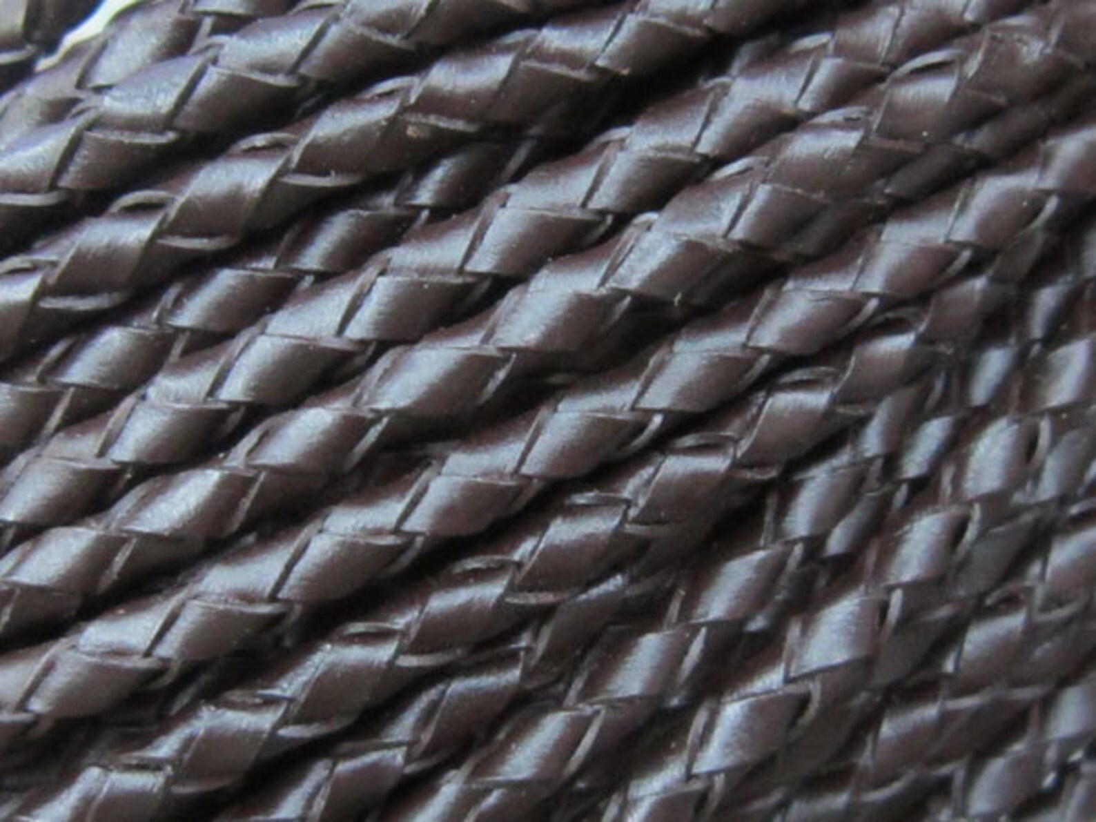 4mm Braided Leather Cord 4mm Round Leather Strip Braid - Etsy