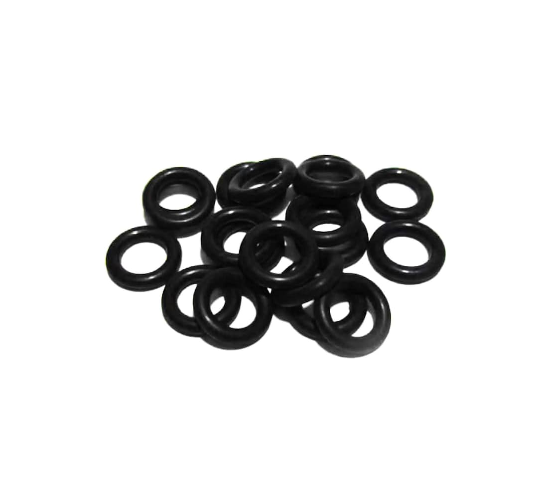 30pcs Silicone O Rings, Round Sealing Ring, Flat Leather Spacer, 8mm ...