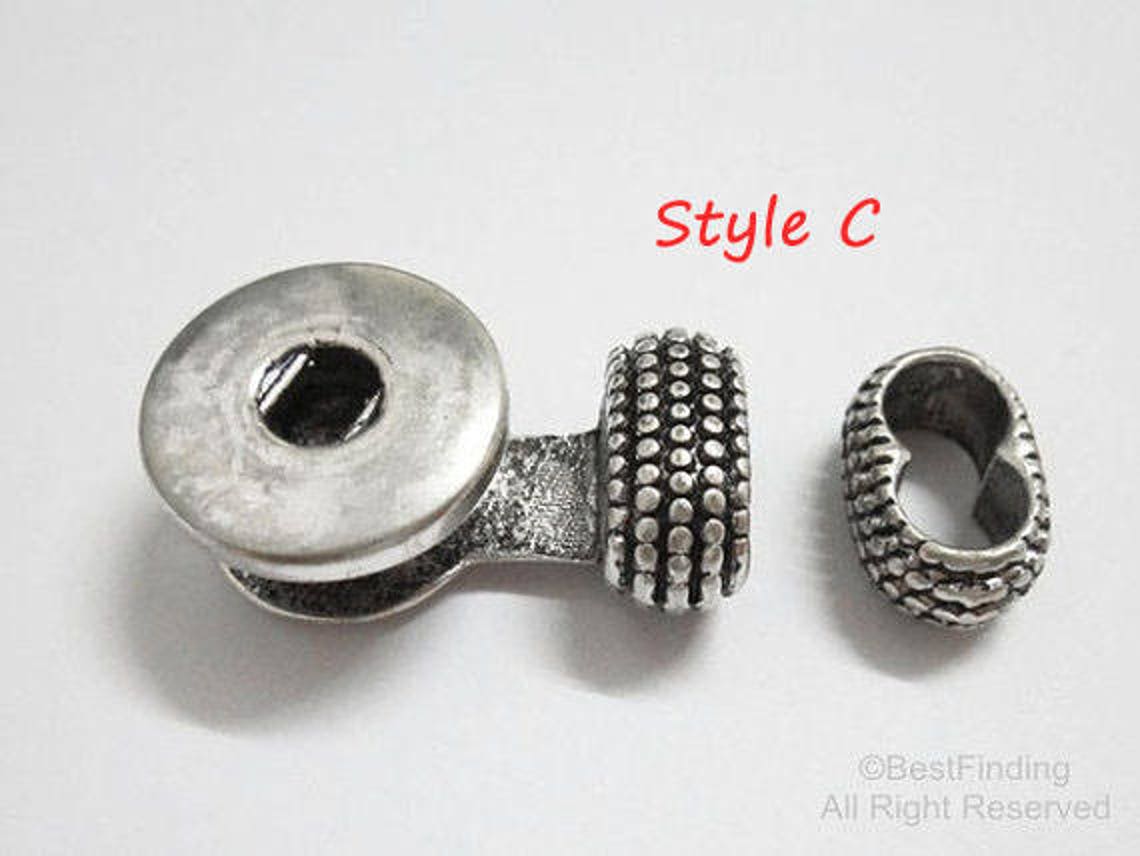 3pcs Chunk Snap Button Clasp 6mm Interchangeable Dotted Chunk - Etsy