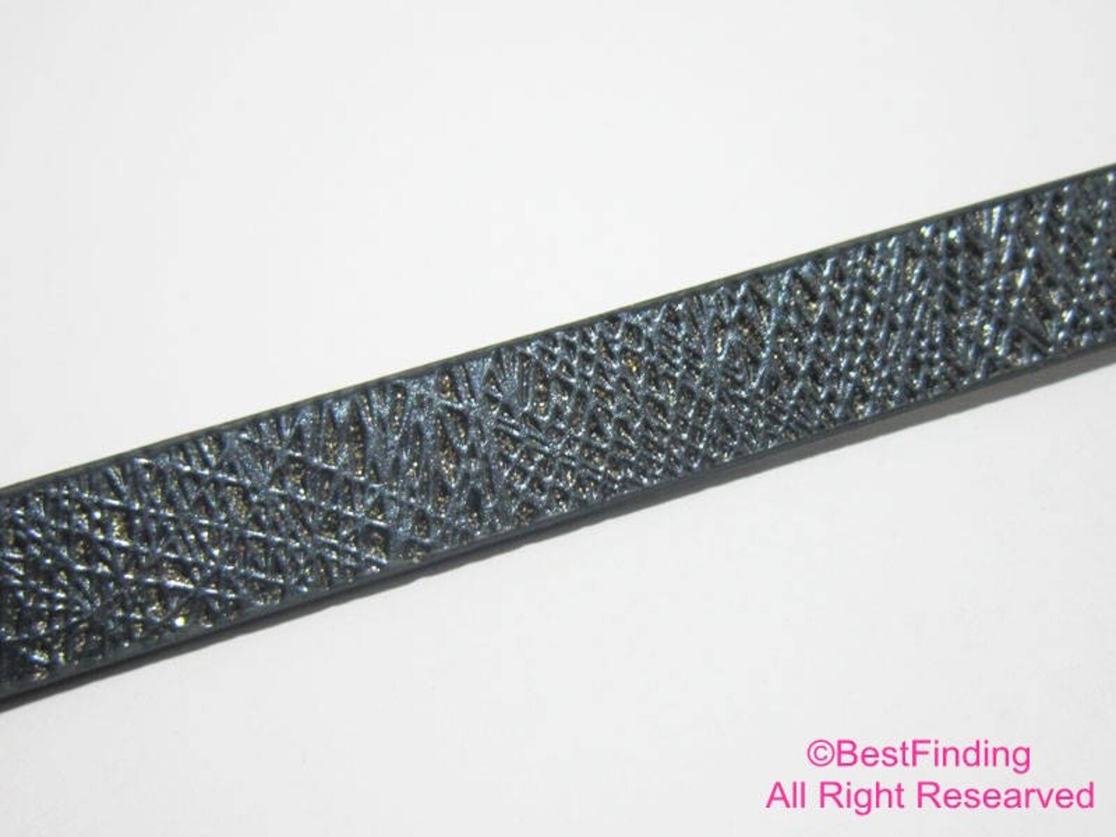 10mm Leather Navy Blue Intervein 10x2mm Leather Cord 10mm Flat - Etsy